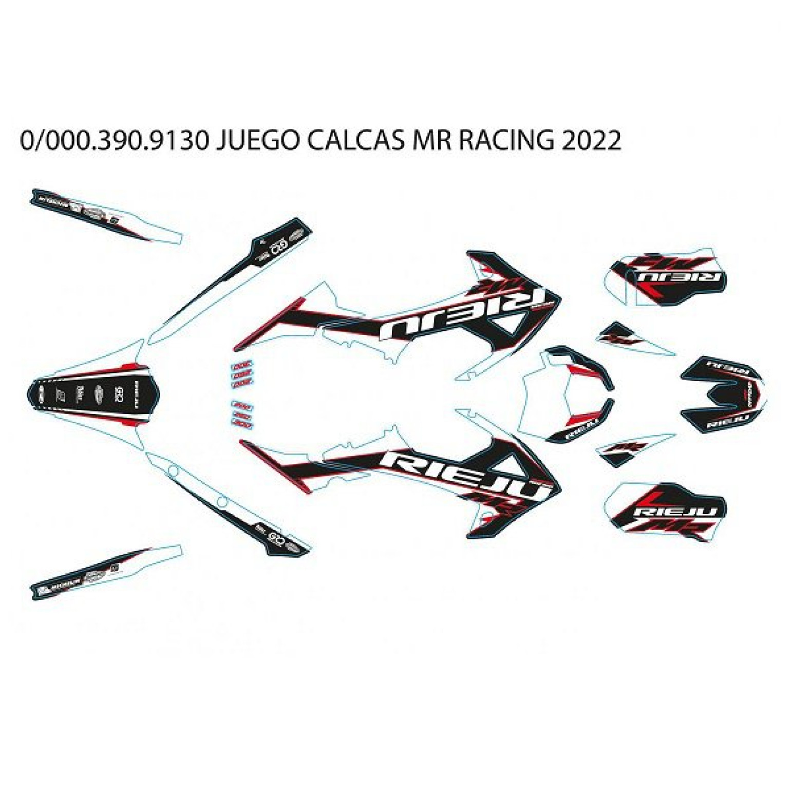 Matrica készlet MR 200/250/300 Racing 2022 - Gerecsemotor.hu